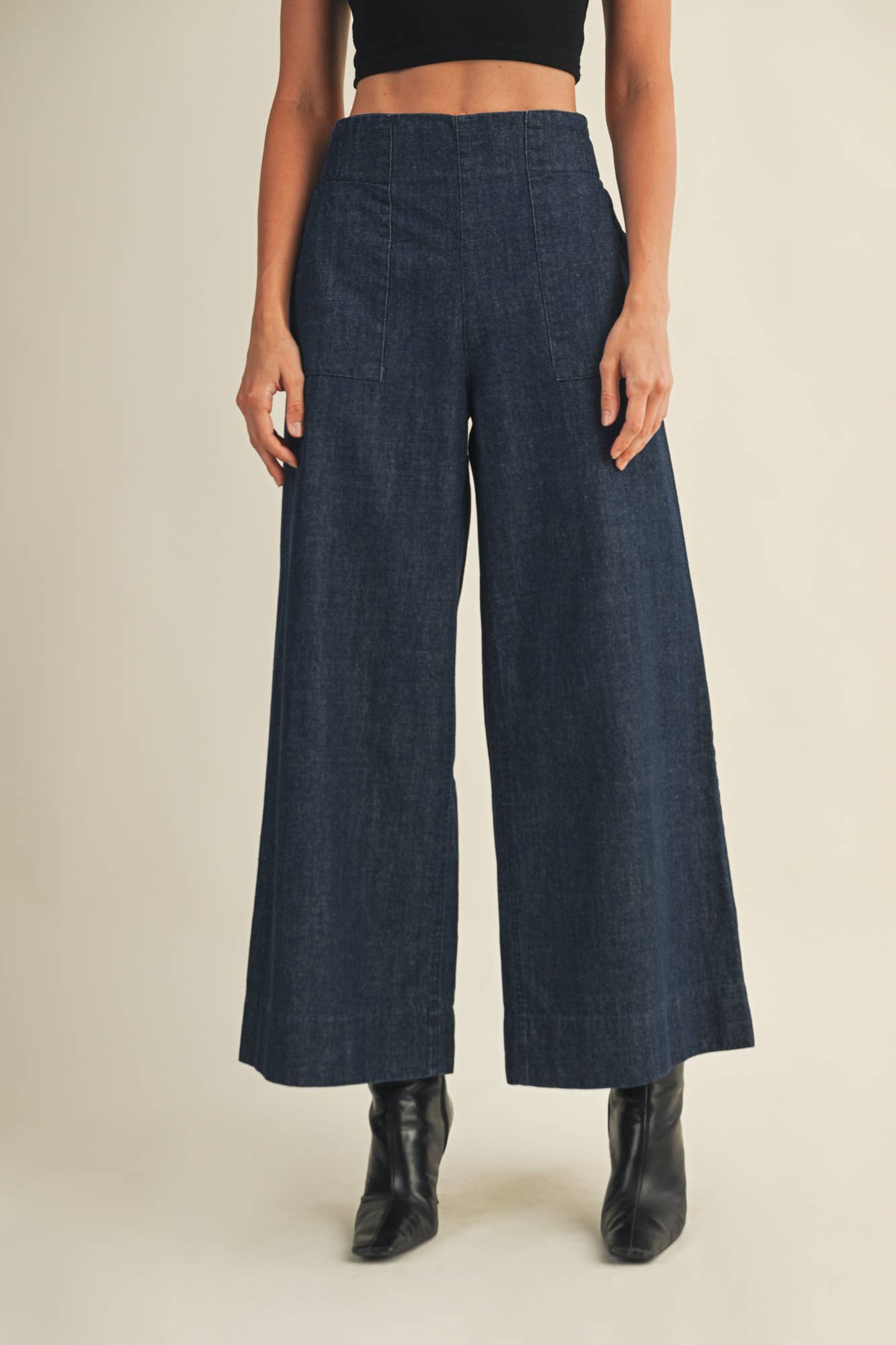Back Banding Denim Pants – AddisonsWonderland