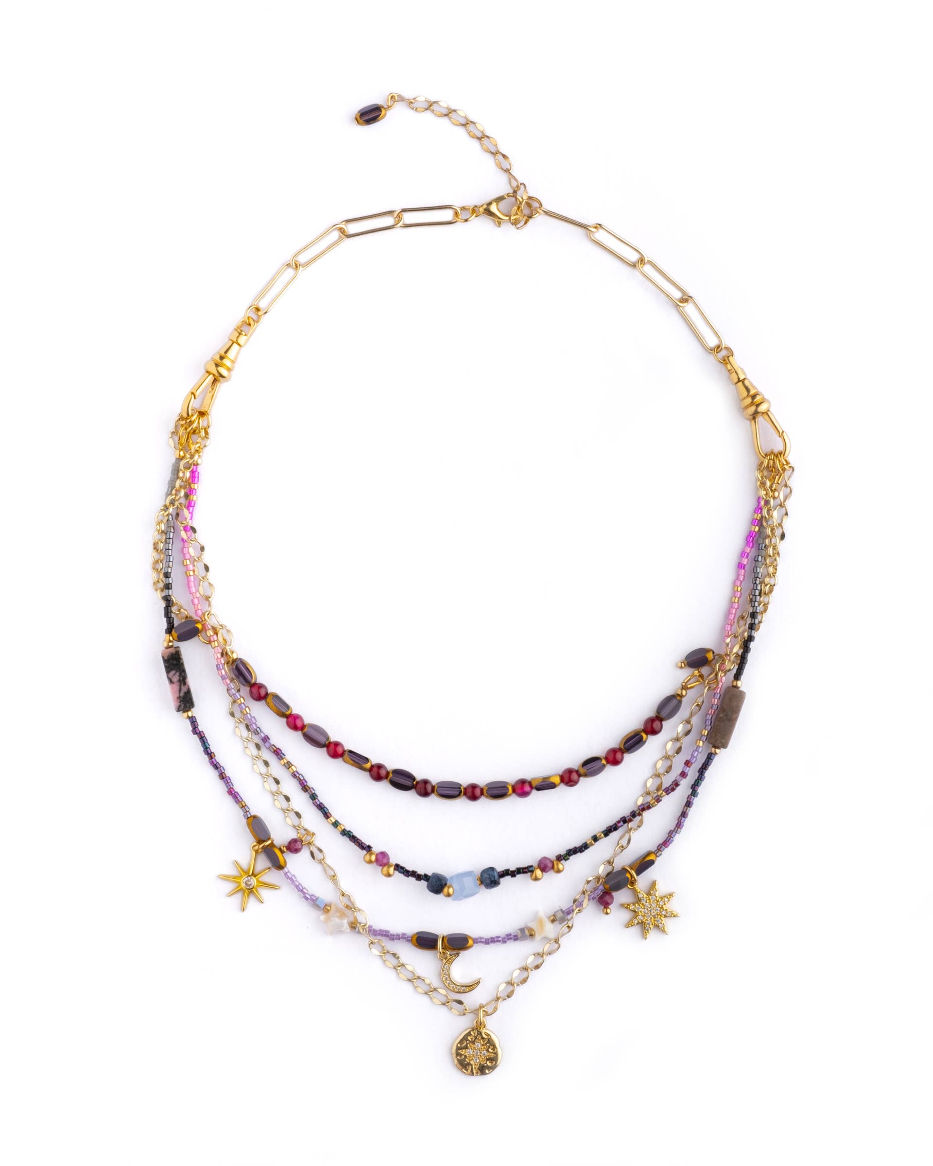 Beaded Interchangeable Necklace | Midnight – AddisonsWonderland