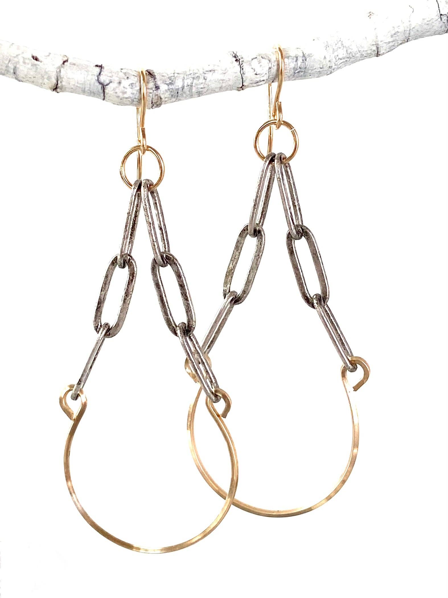 Wire Chain Drop Earrings – AddisonsWonderland