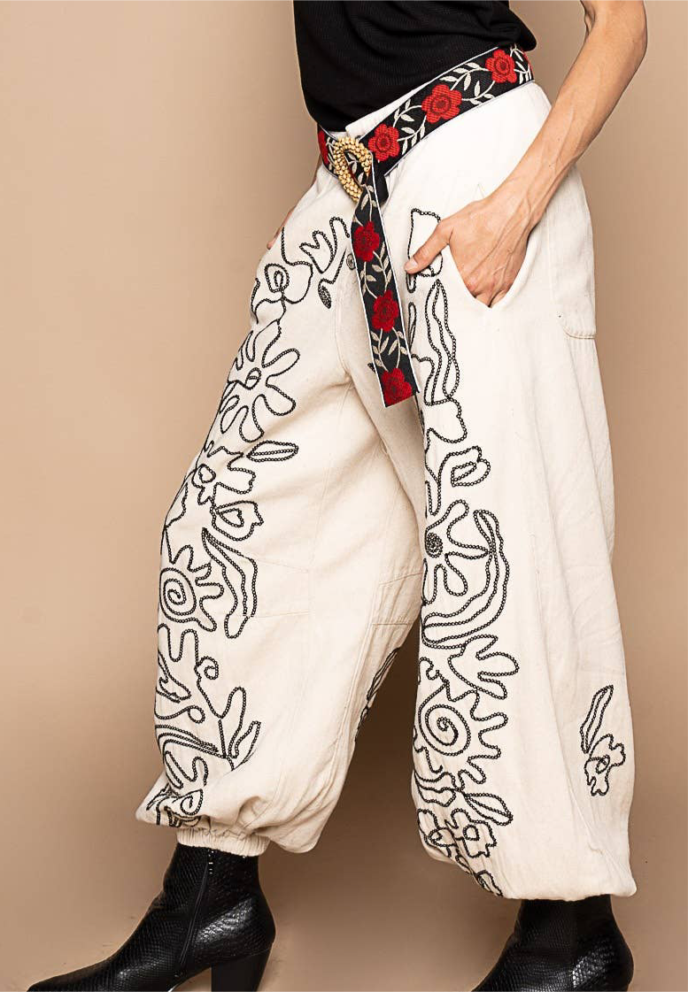 Petal Abstract Pants – AddisonsWonderland