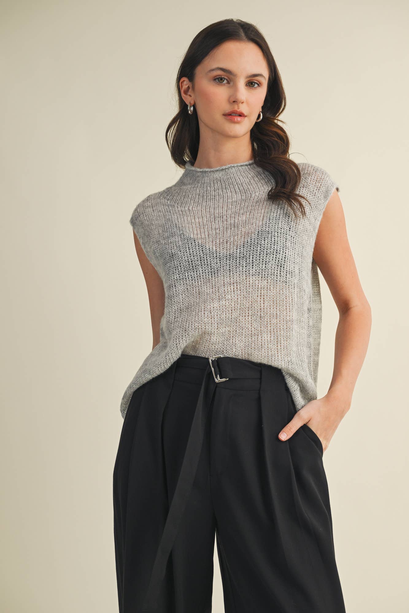 Penelope Sweater Top | Grey – AddisonsWonderland